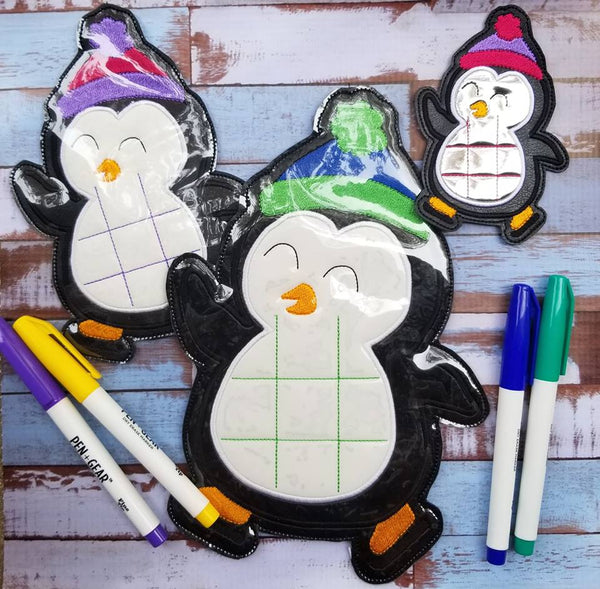 Penguin Tic-Tac-Toe - 3 Sizes – A-Z Blanks and Designs