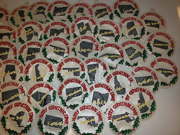 Nebraska State Ornament – A-Z Blanks and Designs