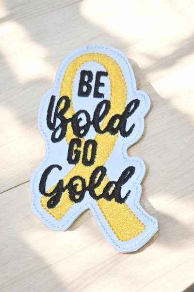 Be Bold Go Gold Visor Clip – A-Z Blanks and Designs