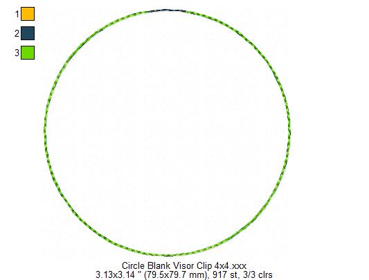 Blank Circle Visor Clip – A-Z Blanks and Designs