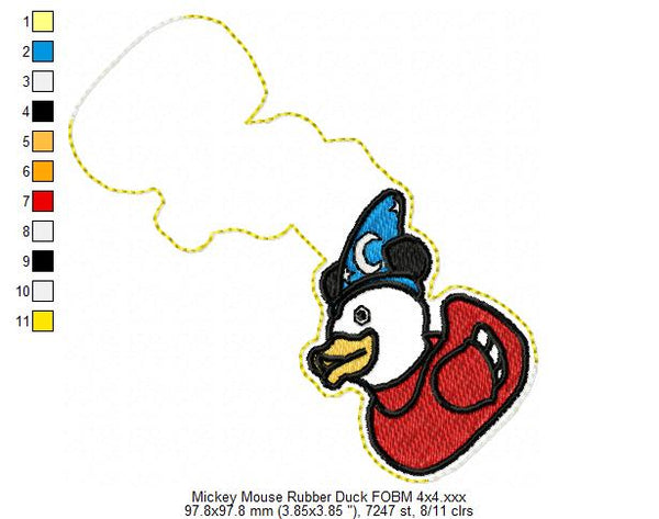 Rubber Duck Boy Mouse FOBM – A-Z Blanks and Designs