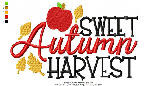 EXCLUSIVE Sweet Autumn Harvest Wording - 3 Sizes – A-Z Blanks and Designs