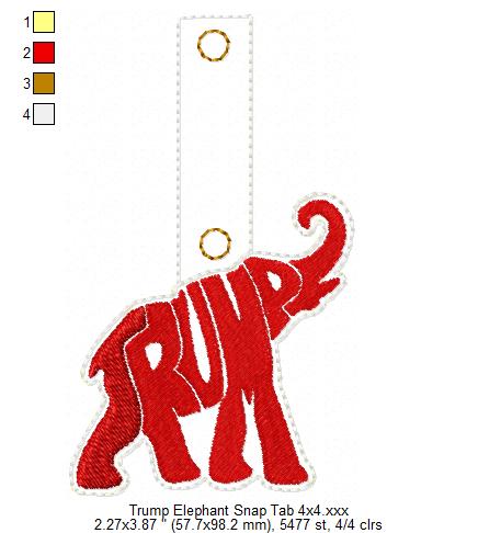 Trump Elephant Key Fob – A-Z Blanks and Designs