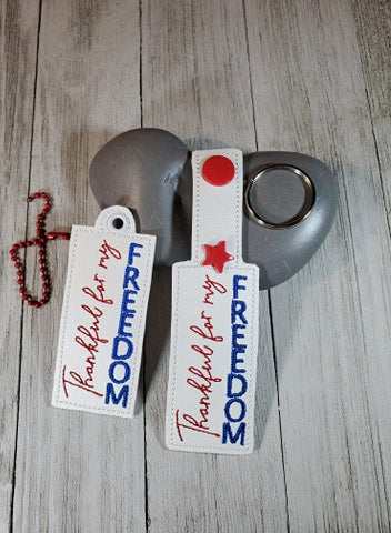 Thankful for my Freedom Key Fob – A-Z Blanks and Designs