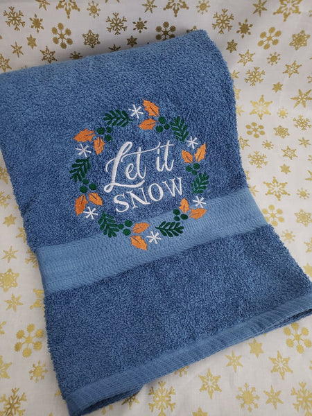 Let It Snow Wording – A-Z Blanks and Designs