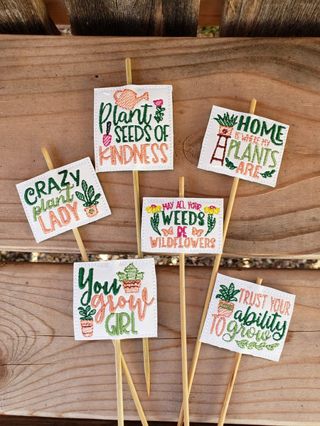 Plant Mini Signs Bundle – A-Z Blanks and Designs