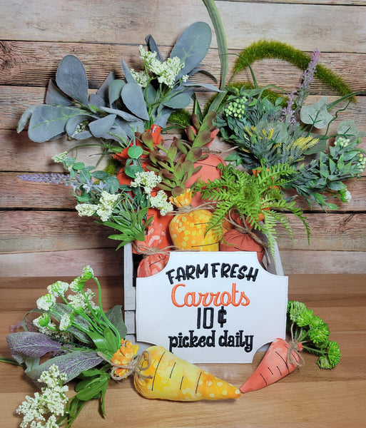 Farm Fresh Carrot Stuffies and Sign – A-Z Blanks and Designs