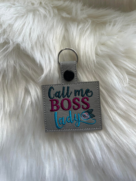 Call Me Boss Lady Key Fob – A-Z Blanks and Designs