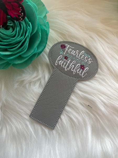 Fearless because He is Faithful Bookmark and Book band – A-Z Blanks and ...