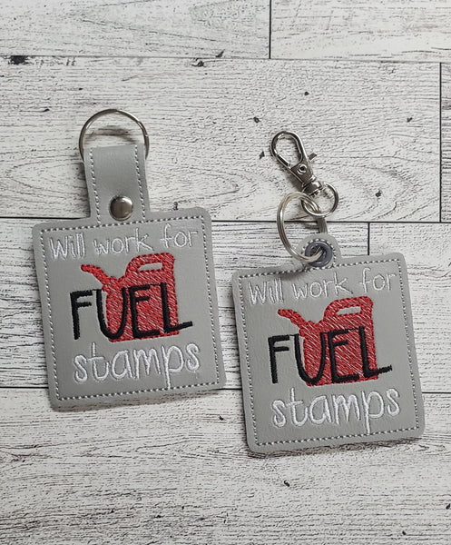 Will work for Fuel Stamps Key Fob – A-Z Blanks and Designs