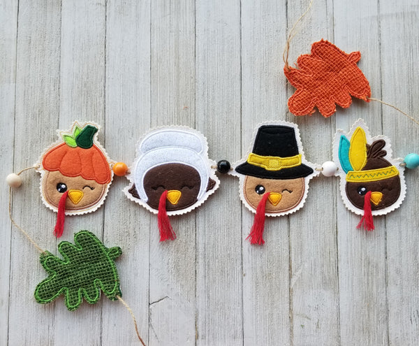 Turkey Macrame Banner – A-Z Blanks and Designs