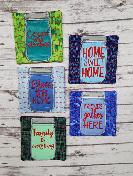 $5 Friday Mason Jar Trio Bundle 16 – A-Z Blanks and Designs