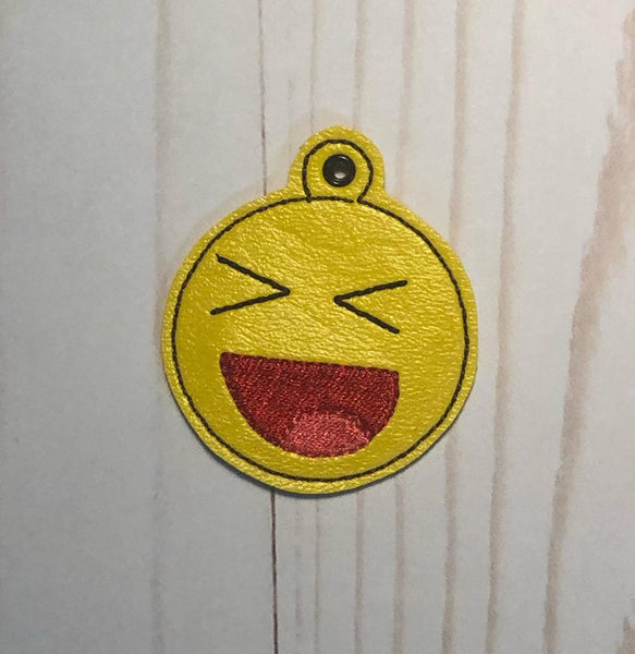 Excited Smiley Face Key Fob - 2 Styles – A-Z Blanks and Designs