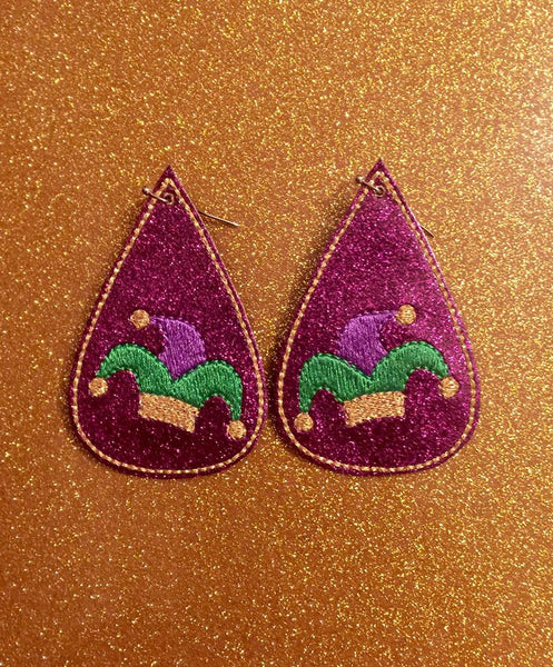 Teardrop Earring Jester Hat - 2 Sizes – A-Z Blanks and Designs