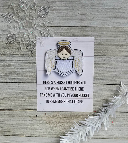 Angel Pocket Hug – A-Z Blanks and Designs