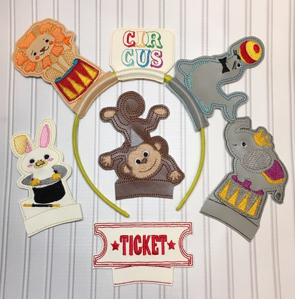 Circus Interchangeable Ear Bundle of 7 – A-Z Blanks and Designs