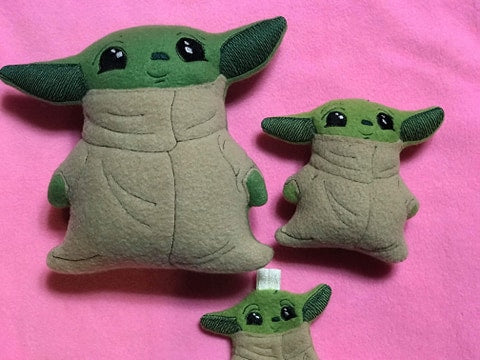 Green Baby Master Stuffie - 8 sizes – A-Z Blanks and Designs